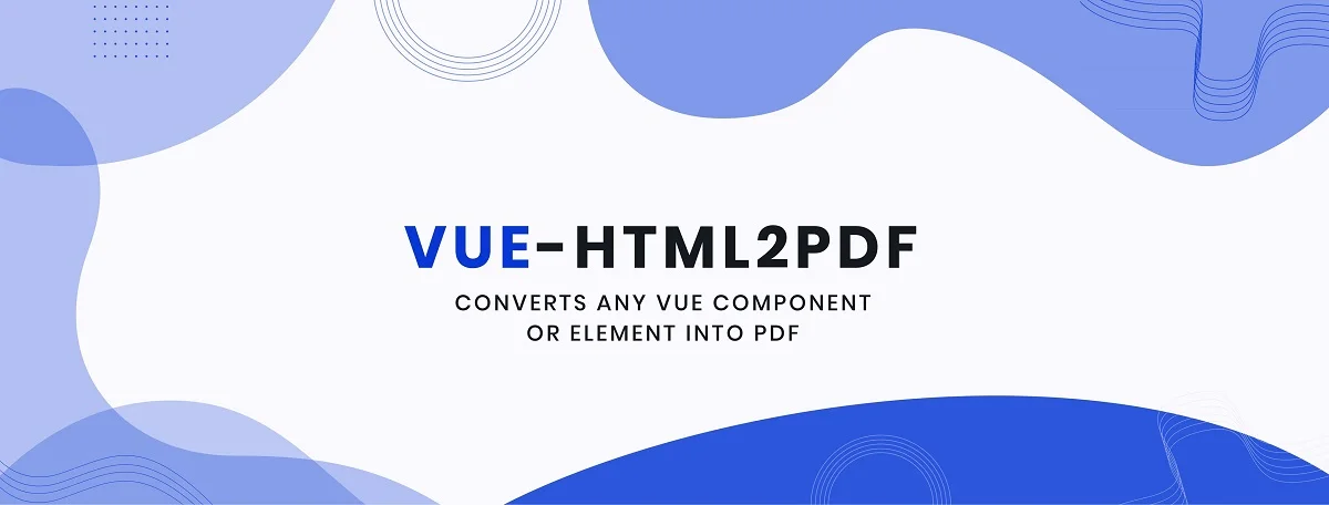 Convert Html into Pdf with Vue-html2pdf Component